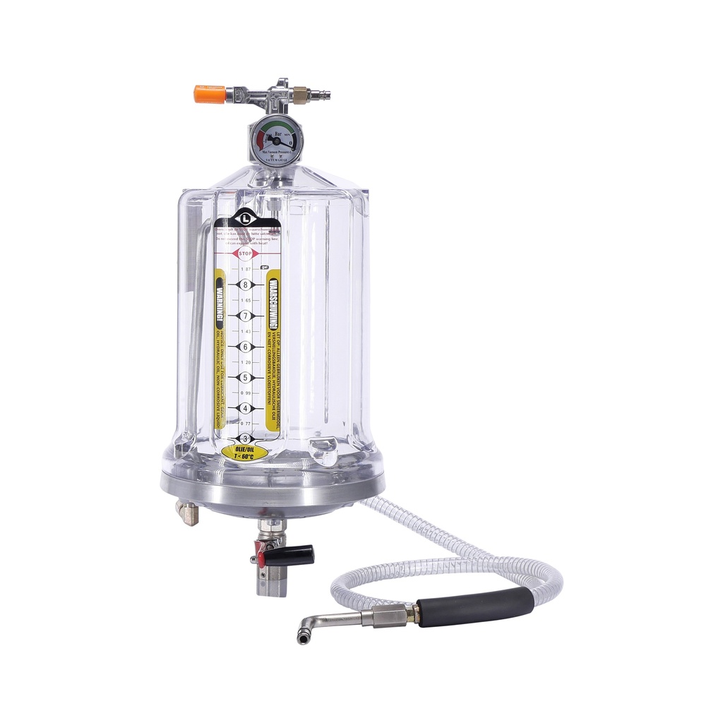 Vacuum pot including hoses and couplings from OD2097 | Valkenpower